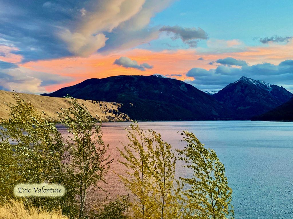 Wallowa Lake sunset, Wallowa County, Bonneville Peak – Praise Photography